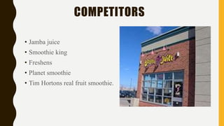 Booster juice | PPTX