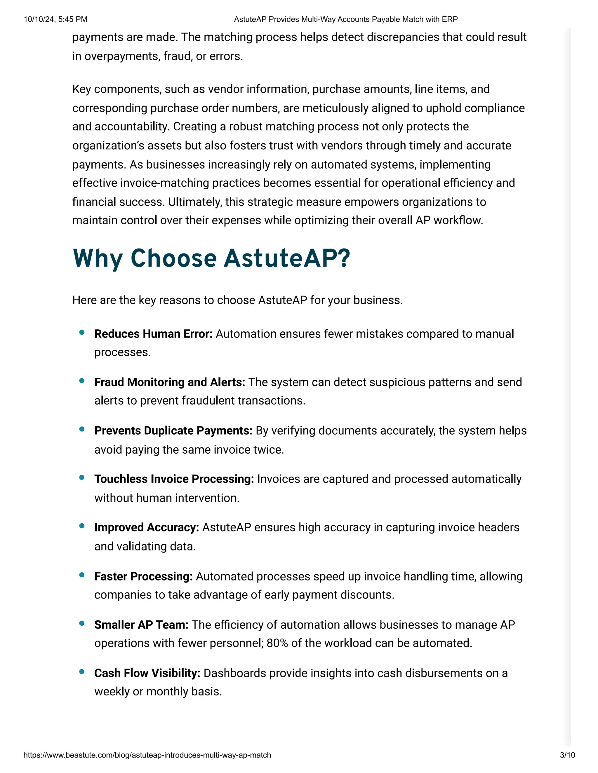 Boost ERP Efficiency- AstuteAP Introduces Multi-Way AP Match - astute.pdf