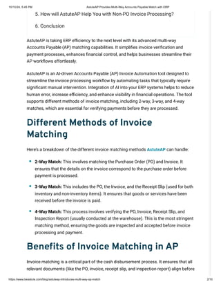 Boost ERP Efficiency- AstuteAP Introduces Multi-Way AP Match - astute.pdf