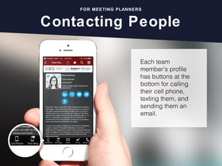 eventScribe Boost Meeting Planning App | PPT