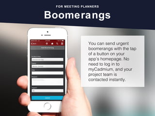 eventScribe Boost Meeting Planning App | PPT