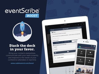 eventScribe Boost Meeting Planning App | PPT
