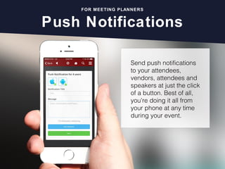 eventScribe Boost Meeting Planning App | PPT