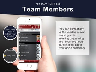 eventScribe Boost Meeting Planning App | PPT