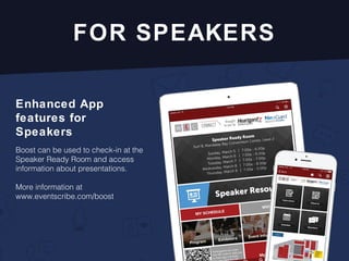 eventScribe Boost Meeting Planning App | PPT