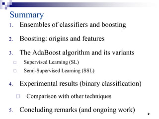 2013-1 Machine Learning Lecture 06 - Artur Ferreira - A Survey on Boosting… | PDF