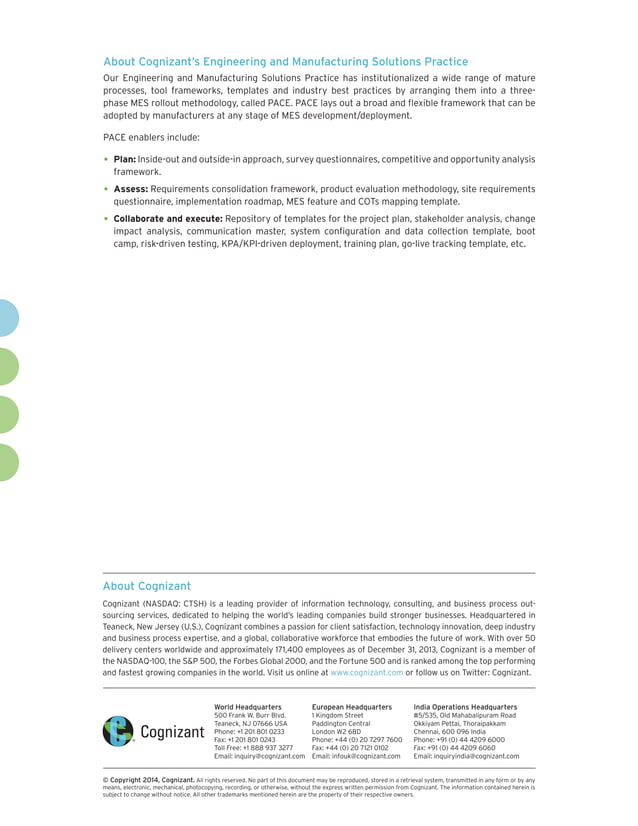 Boosting Success of Global MES Rollouts | PDF | Cloud Computing | Internet