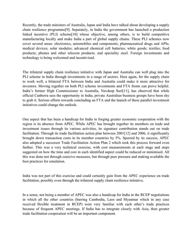 Boosting australia india economic relations | PDF | Commodities | Economy