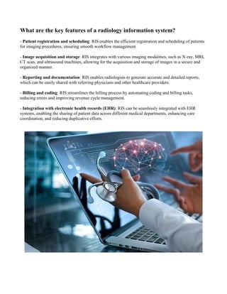 Boosting Efficiency and Accuracy Why Radiology Information Systems are Essential in Modern ...