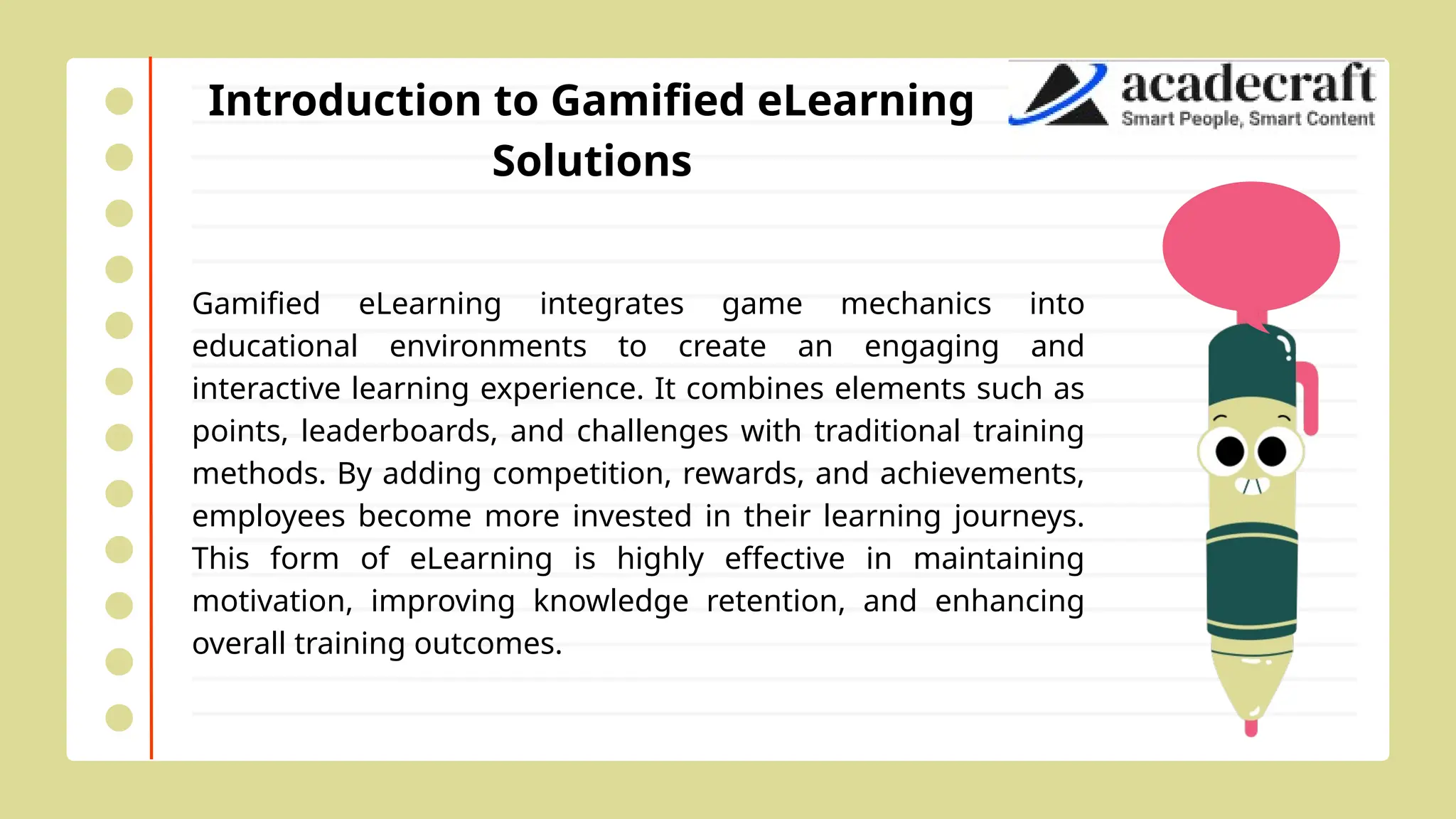 Boosting Employee Engagement Through gamified elearning solutions | PPTX