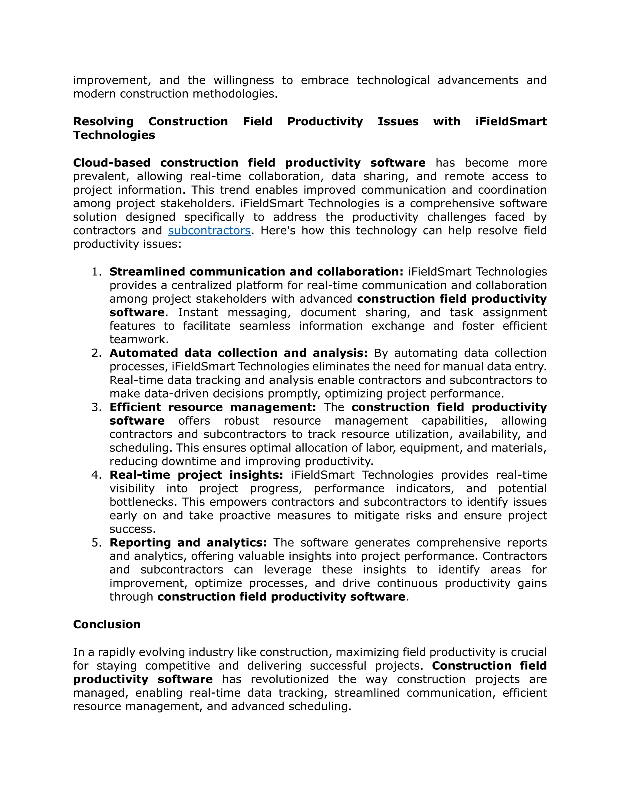 Boosting Field Efficiency with advanced Construction Field Productivity ...