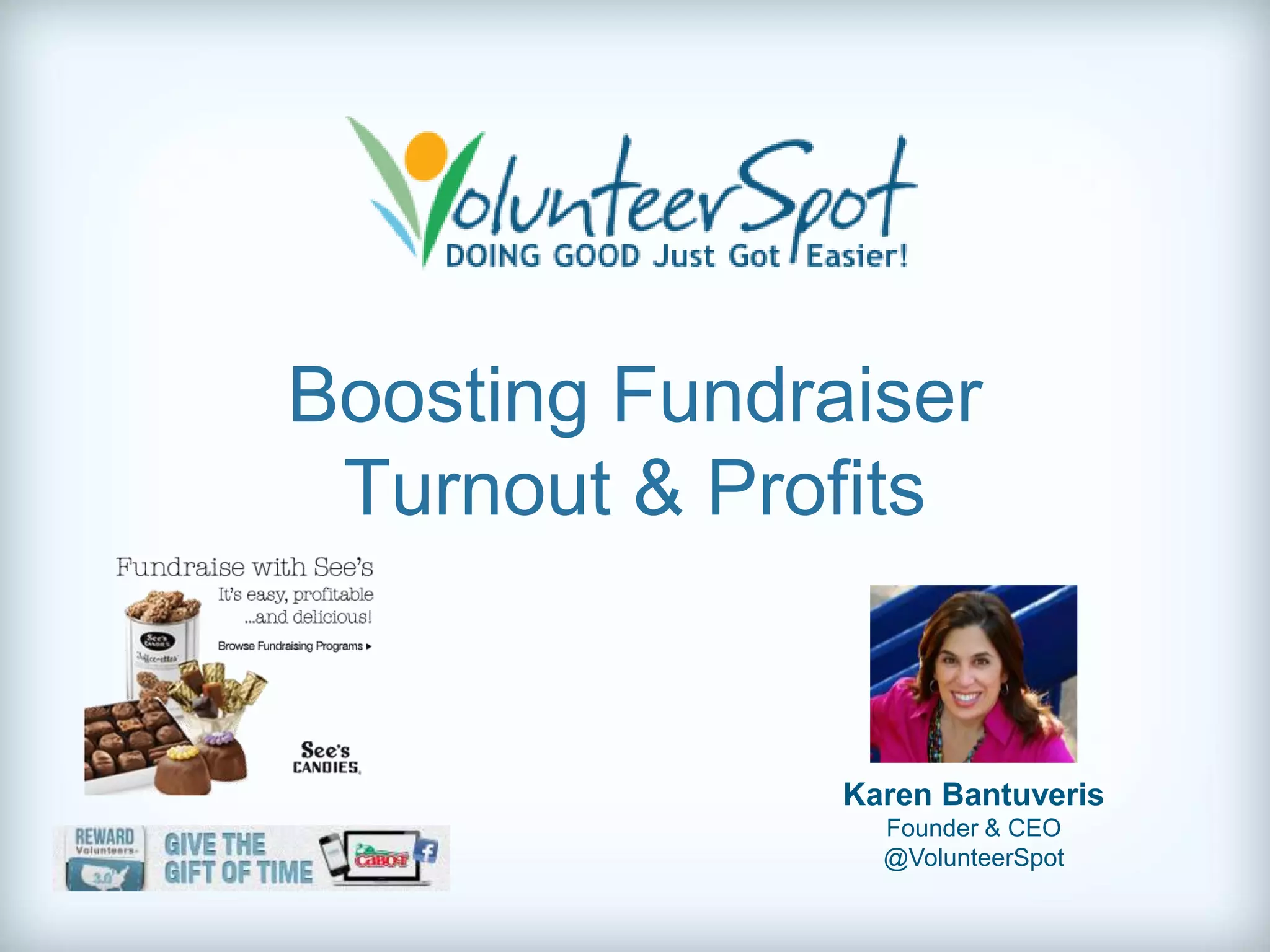 Boosting Fundraiser Turnout & Profits | PPTX