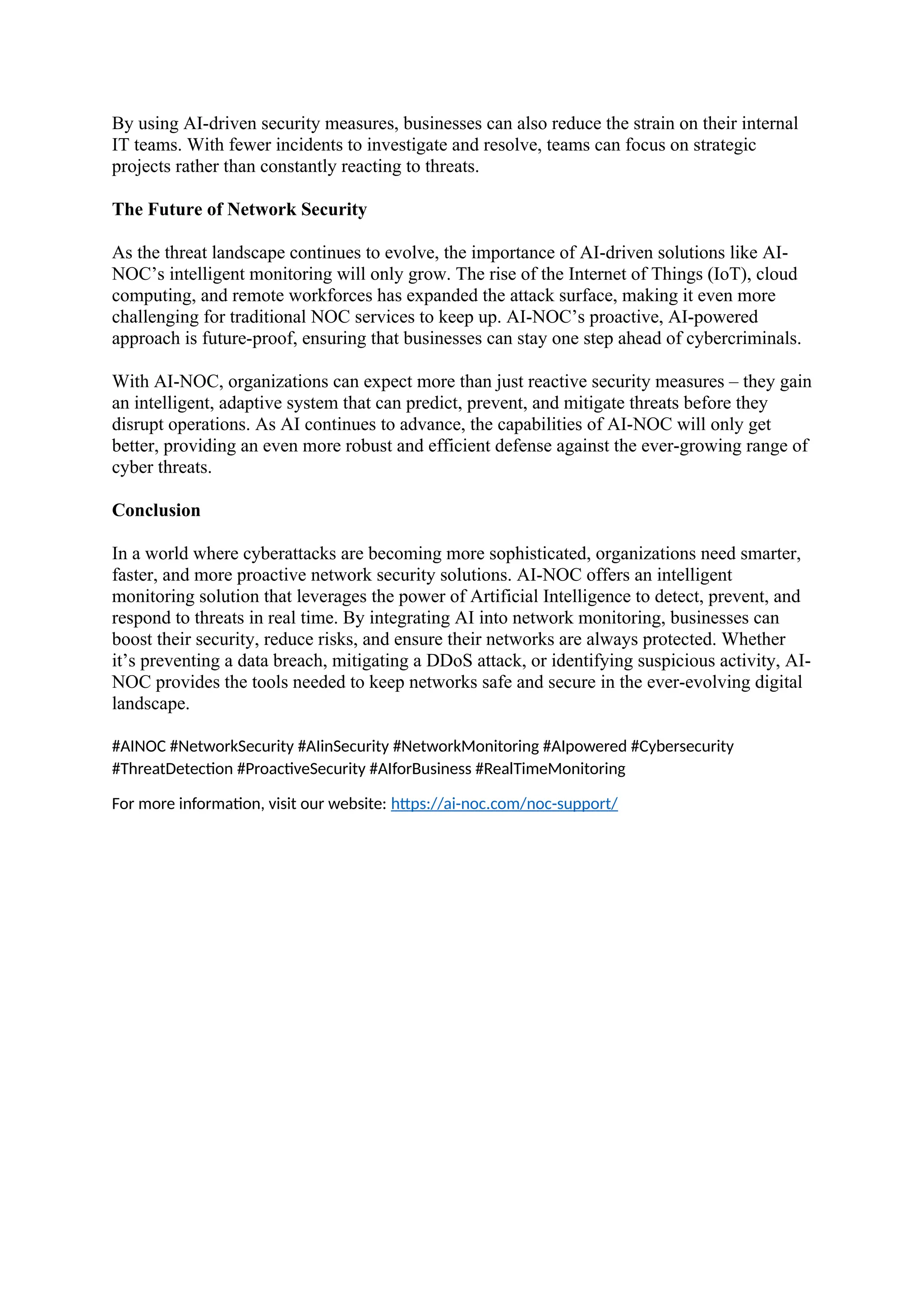 Boosting Network Security With Ai Noc Intelligent Monitoring Solutions Pdf