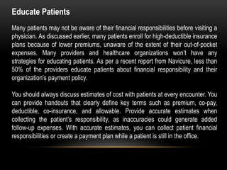 Boosting patient responsibility collection | PPTX
