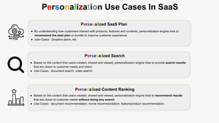 Boosting Personalization In SaaS Using Machine Learning | PPT