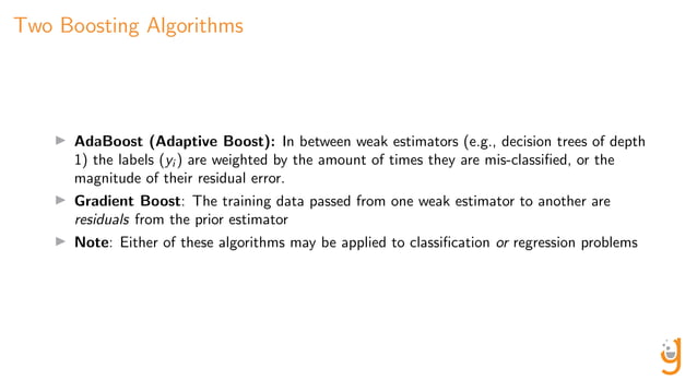 Boosting - An Ensemble Machine Learning Method | PPT