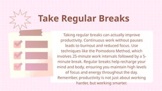 Boosting Productivity Through Effective Time Management.pptx
