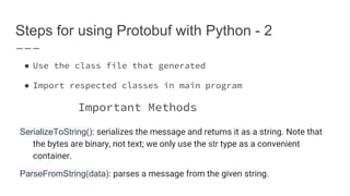 Boosting python web apps with protocol buffers & grpc | PPT