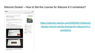 Boosting Sitecore Development With Sitecore Docker | PDF