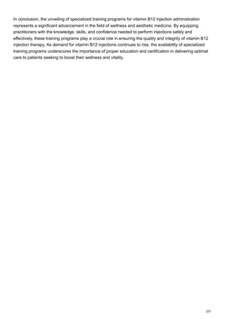 Boosting Wellness Vitamin B12 Injection Training Unveiled.pdf