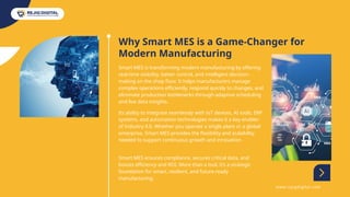 Smart MES for Manufacturing: Streamlined Shop Floor Scheduling ...