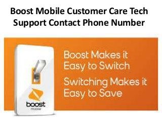 Boost mobile customer care tech support contact phone number