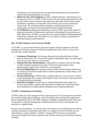 Boost Network Performance with Comprehensive Managed NOC Services by AI.docx