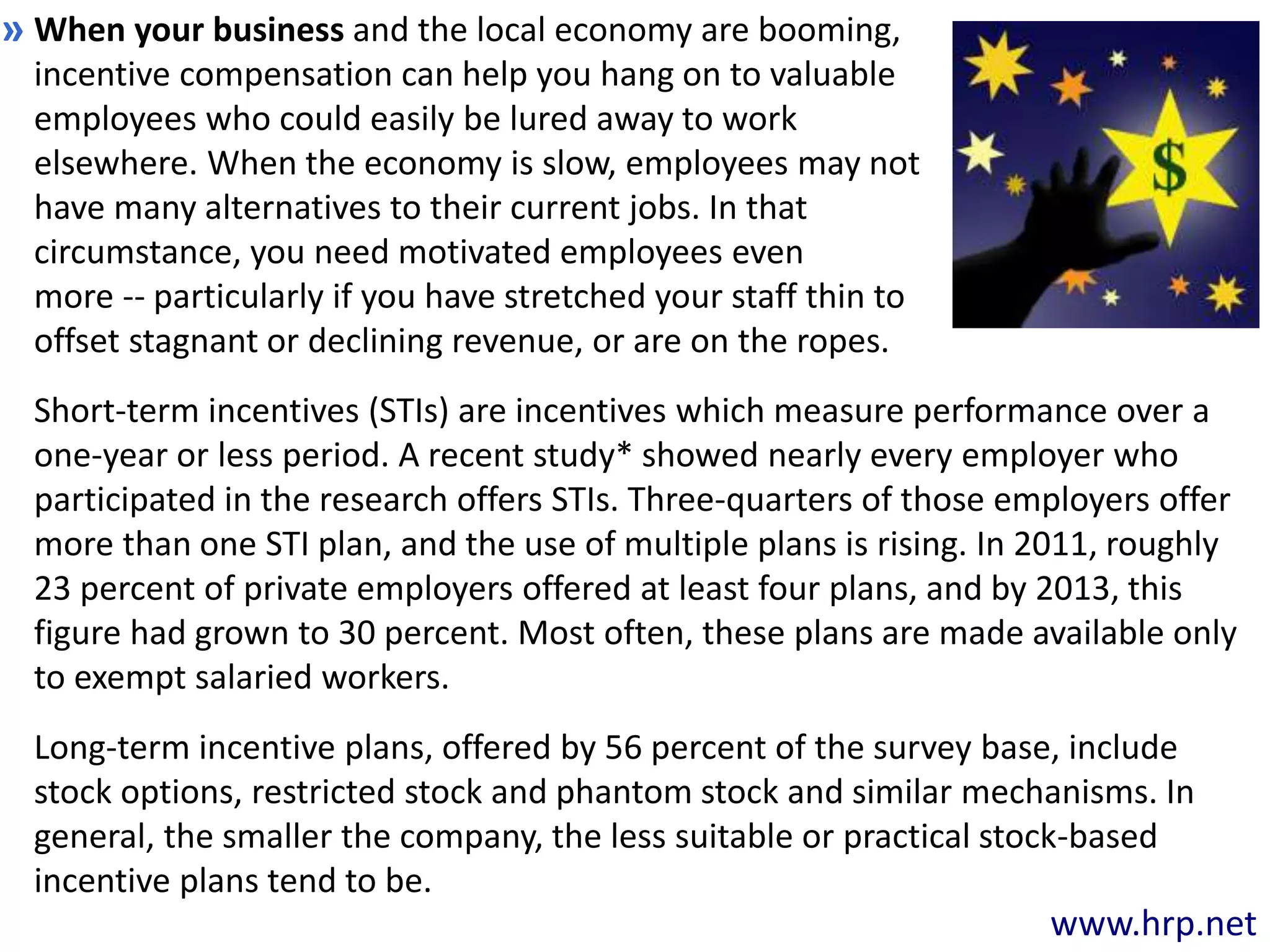 Boost Productivity with an Effective Incentive Compensation Plan | PPT ...