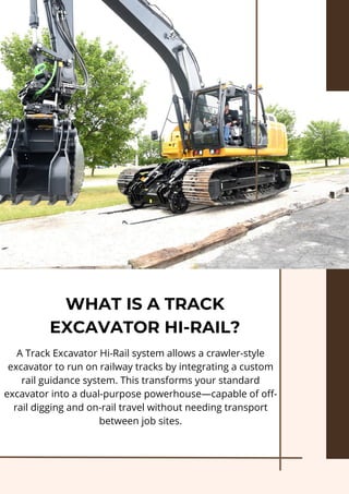 Boost Productivity with Track Excavator Hi-Rail Systems by Mitchell ...