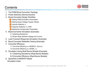 Concept Kit:PWM Boost Converter Transients Model | PPT