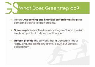 Greenstep Oy presentation @Boost Turku | PPT