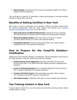 Boost Your Career with CompTIA DataSys+ Certification in New York.docx