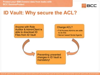Protect your IBM Domino data from leaks with BCC DominoProtect | PPT