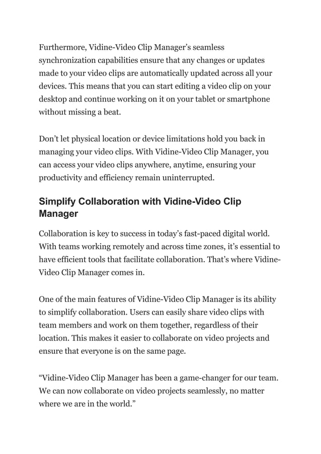 Boost Your Efficiency With Vidinepdf