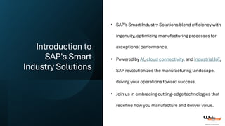 Boost Your Manufacturing with Smart Industry Solution from sap.pdf