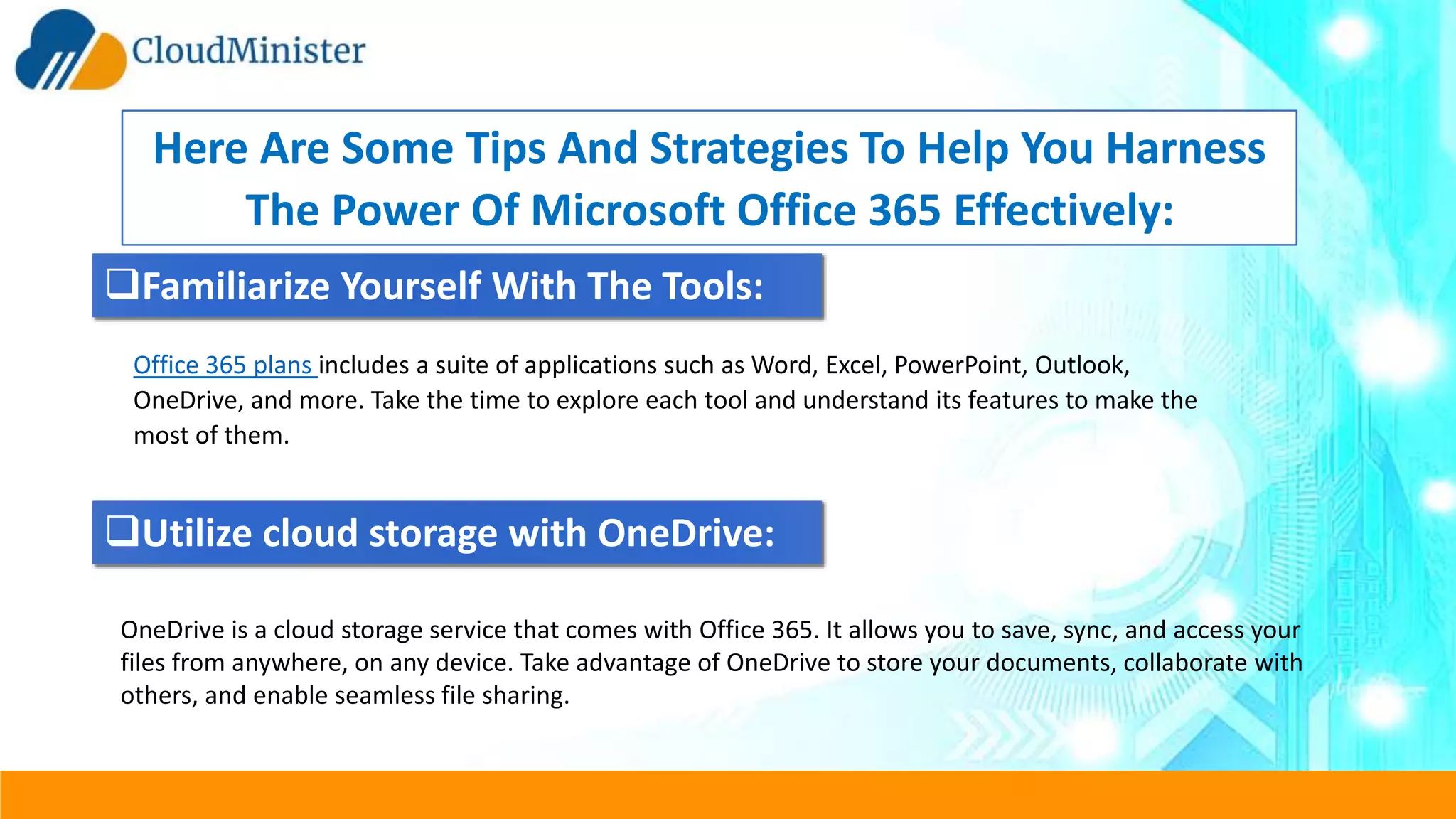 Boost Your Productivity with Office 365 | PPTX | Computer Software and ...