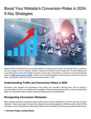 Boost Your Website's Conversion Rates in 2024: 9 Key Strategies | PDF