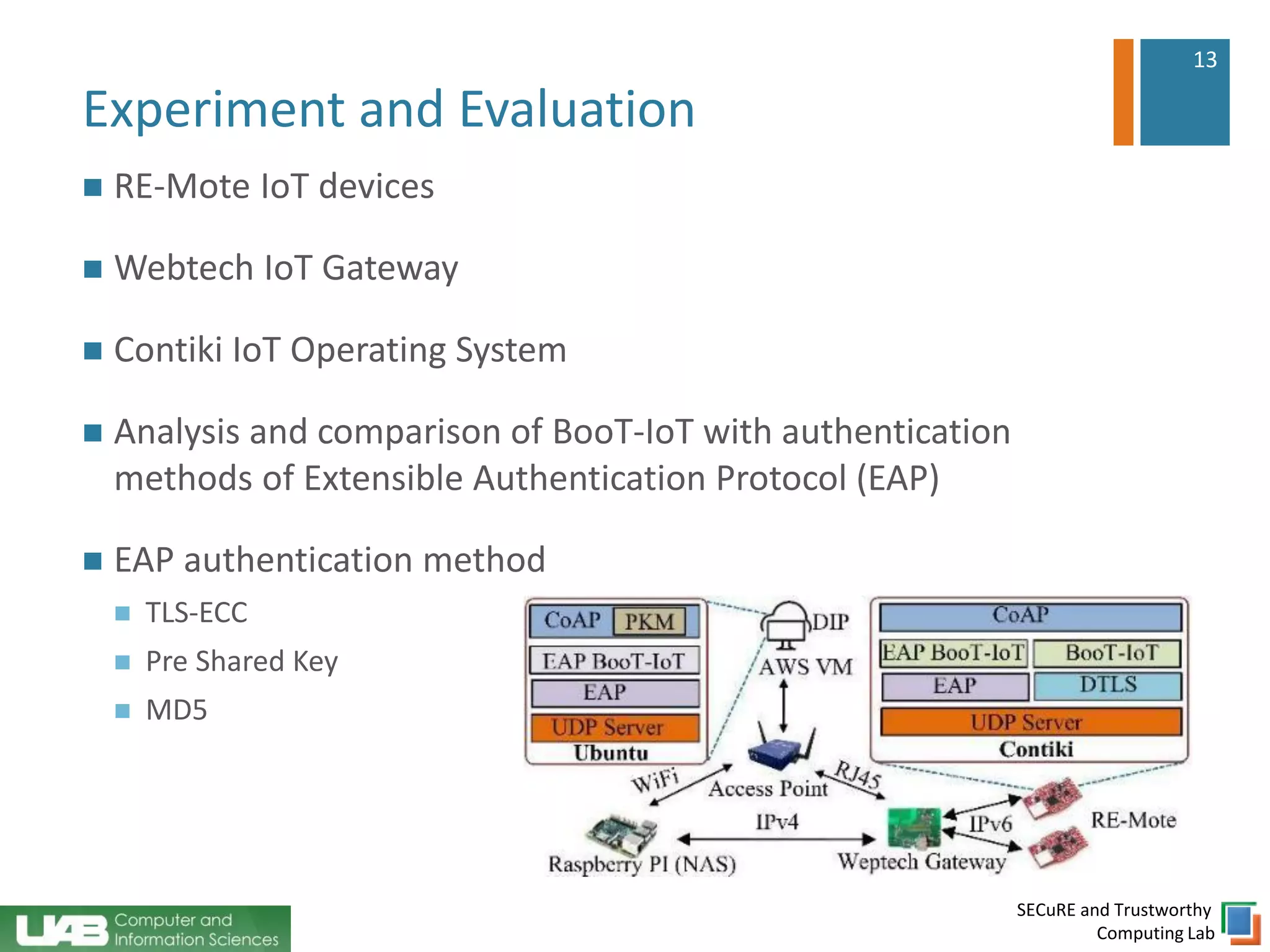 Boot Iot A Privacy Aware Authentication Scheme For Secure