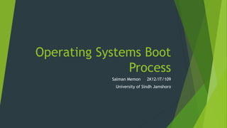 Boot process | PPTX