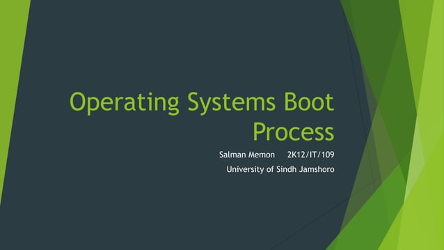Boot process | PPTX