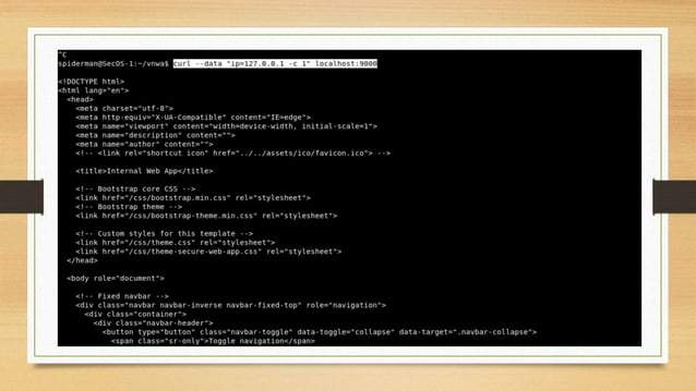 Boot2root Challenge Solving | PPT