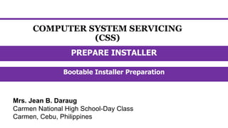 Bootable Installer Preparation .pptx