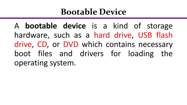 Bootable Installer Preparation .pptx | Operating Systems | Computer Software and Applications