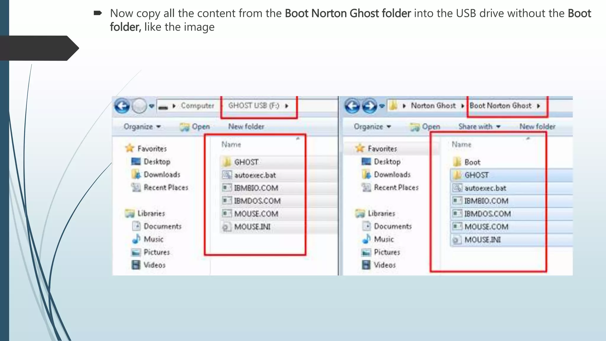 Bootable usb norton ghost by Hammad khokhar | PPTX