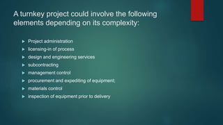BOOT, BOT, Management Contracts & Turnkey PROJECTS | PPTX