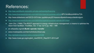 BOOT, BOT, Management Contracts & Turnkey PROJECTS | PPTX