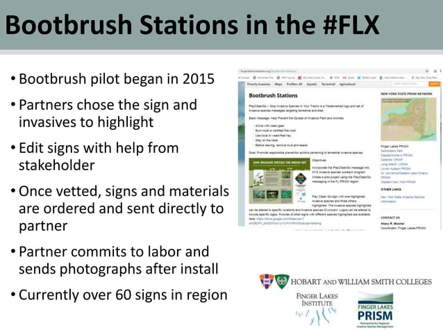 Boot Brush Stations in the Finger Lakes Region of NYS | PPT