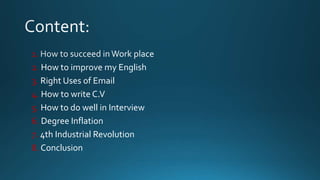 Presentation on Career Bootcamp event | PPTX