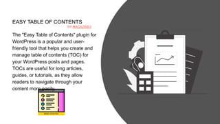 two wordpress plugins | PPTX