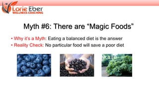 Nutrition and Diet Myths Debunked | PPTX